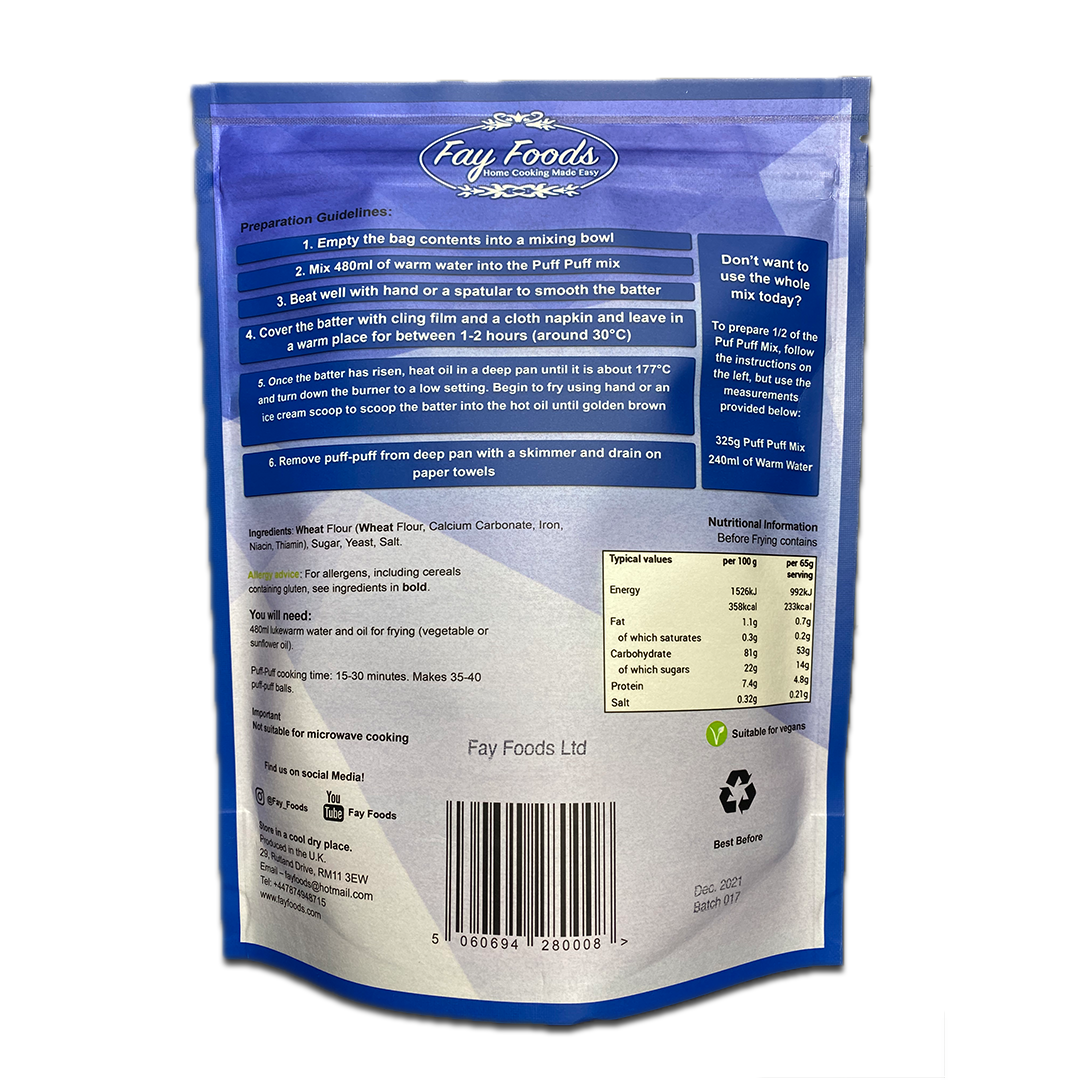 Puff Puff Mix – Fay Foods Ltd